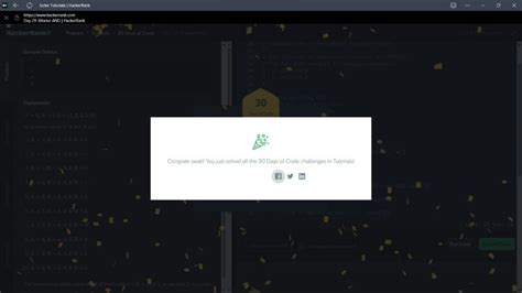 swati sen on linkedin 30daysofcode dsa regex bitwiseoperations coding hackerrank…