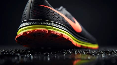 Premium Photo A Photo Of A Closeup Shot Of The Tread Of Nike Running
