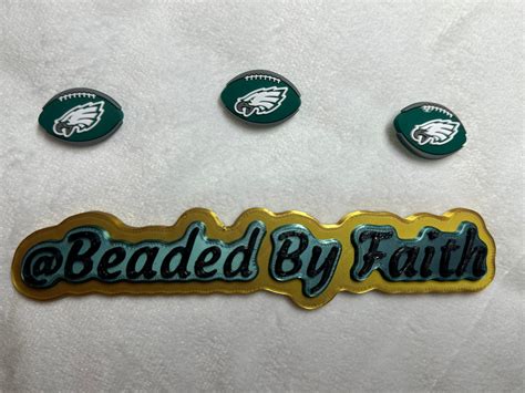 Nfl Team Logo Croc Charms Beadedbyfaithcustombeads