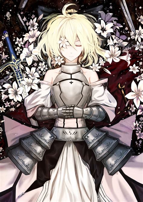 Artoria Pendragon And Saber Lily Fate And 2 More Drawn By Cloudyr