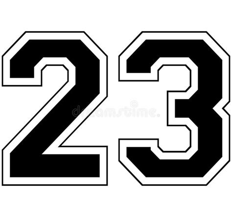 Number 23 Stock Illustrations 1 445 Number 23 Stock Illustrations