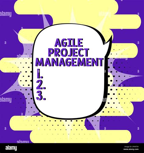 Writing Displaying Text Agile Project Management Word Written On