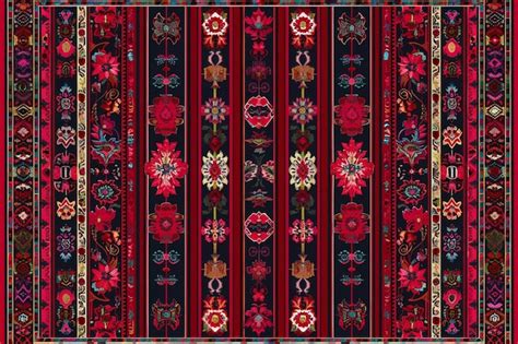 Premium Photo Bohemian Tapestry Pattern Background With Intricate