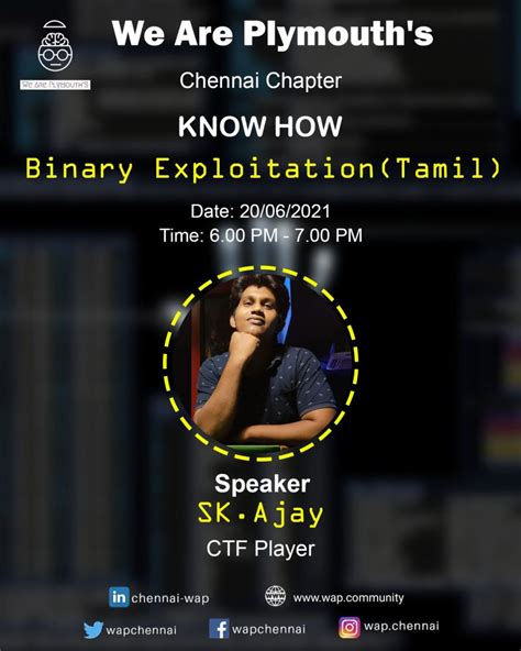 Ajay Sk On Linkedin My First Talk Everbinary Exploitation 101it Was Great Experience For