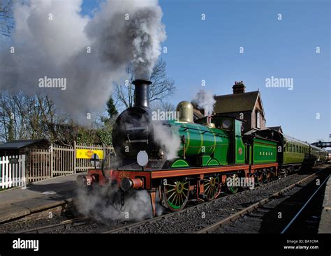 Wainwright C Class Locomotive No592 Pulls Out Of Sheffield Park