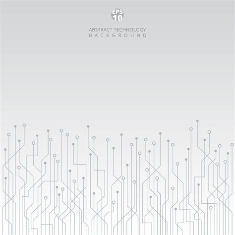 Abstract Technology Circuit Board On White Background 570818 Vector Art At Vecteezy