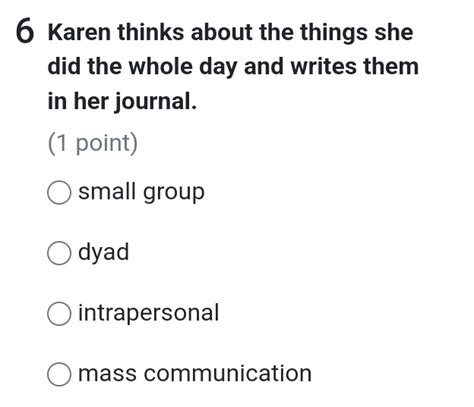 6 Karen Thinks About The Things She Did The StudyX