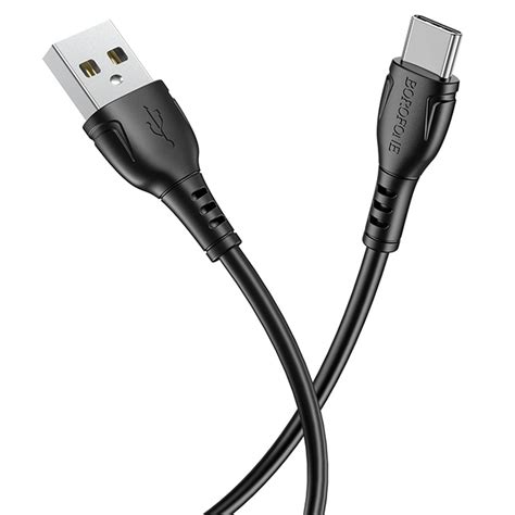 Кабель Usb Borofone Bx51 Triumph Usb Type C 3a 1 м черный оптом