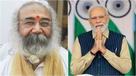 Acharya Pramod Krishnam Invites Pm Modi To Shri Kalki Dham Ceremony