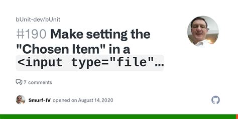 Make Setting The Chosen Item In A ` ` Easier · Issue 190 · Bunit Dev