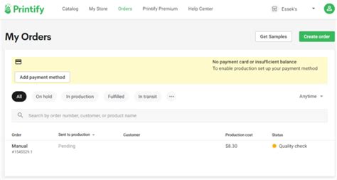 Printify Sample Order How To Place Your First Printify Order