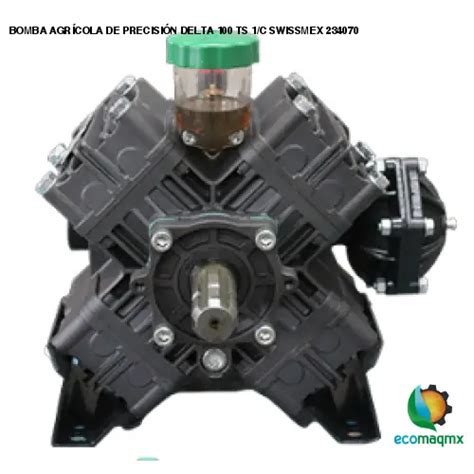 Ecomaqmx Bomba AgrÍcola De PrecisiÓn Delta 100 Ts 1c Swissmex 234070