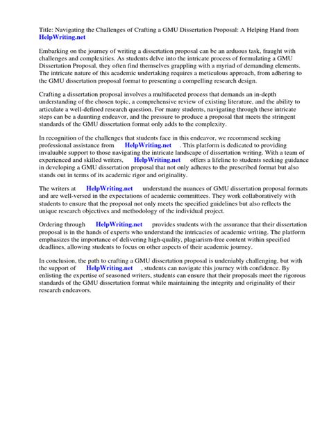 Gmu Dissertation Proposal Format Download Free Pdf Thesis Advertising Gmu Dissertation Proposal Format Download Free Pdf Thesis Advertising