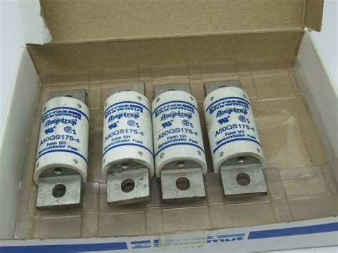 Ferraz Shawmut A50qs175 4 Semiconductor Fuse 175a 500vac 200ka Lot Of