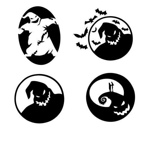 Oogie Boogie Pumpkin Stencils