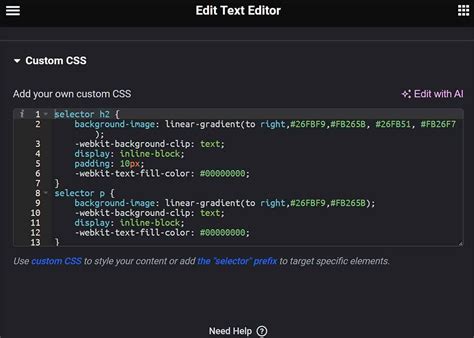 How To Create Color Gradient Texts In Elementor 4 Easy Steps Wpbuilt