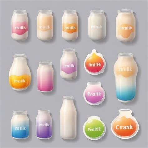Premium Vector A Collection Of Different Bottles Of Different Types