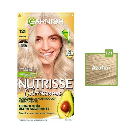 Tinte para cabello Garnier Nutrisse coloríssimos 121 azahar Walmart