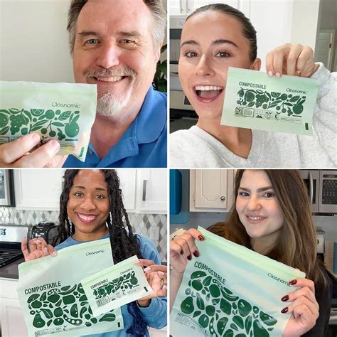 Cleanomic Compostable Zip Bags