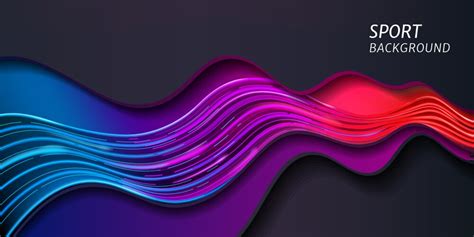 Abstract Colorful Speed Background With Lines Vector Image