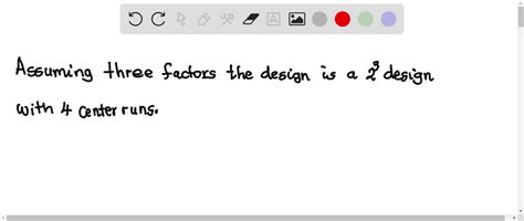 ⏩solvedconstruct A Design That Contains Nine Design Points Is Numerade