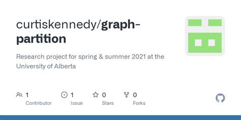 Github Curtiskennedygraph Partition Research Project For Spring And Summer 2021 At The