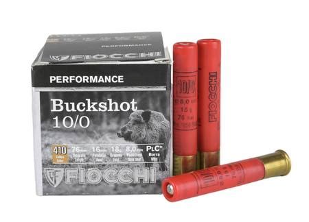 Fiocchi 410ga 0 BuckShot 18gr 76mm 25 Rounds NZ 410ga By Gun City