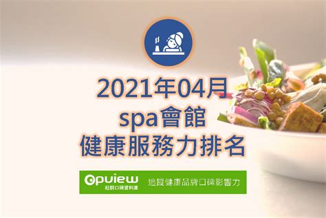 04月spa會館健康服務力排行榜評析 Social Lab社群實驗室