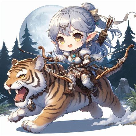 Hd Chibi Anime Archer In 2024 Chibi Character Drawing Anime Drawings