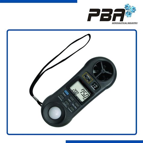 TERMO HIGRO ANEMÔMETRO LUXÍMETRO DIGITAL PORTÁTIL MODEL THAL PBA Aviation