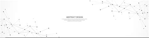 배너 디자인 또는 머리글을 위해 점과 선을 연결하는 추상적 인 배경과 기하학적 패턴 가리키기에 대한 스톡 벡터 아트 및 기타 이미지 가리키기 라인아트 연결 Istock