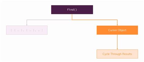 درک بهتری از find و شیء cursor