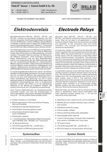 All Fluidio Sensor Control Gmbh And Co Kg Catalogs And Technical