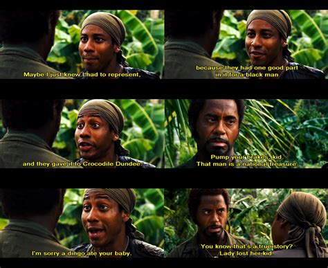 Famous Quotes From Tropic Thunder Quotesgram