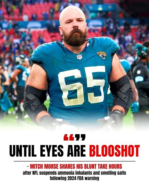 Red Zone Rush Bills Mitch Morse On Nfls Smelling Salts Facebook