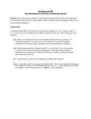 Assignment4 Pdf Assignment 4 Data Modeling And The Entity Relationship Model Purpose To