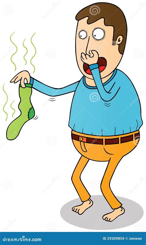 Holding Smelly Sock Stock Images Image 29309854