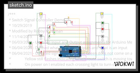 Rm NGLS Main RR Crossing Wokwi ESP32 STM32 Arduino Simulator
