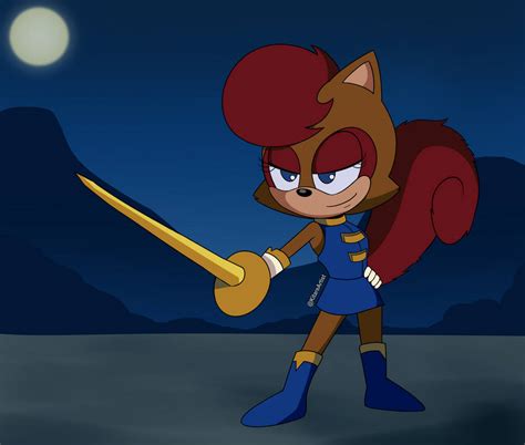 My Idw Sally In The Satam Style By Kitarehamakura On Deviantart