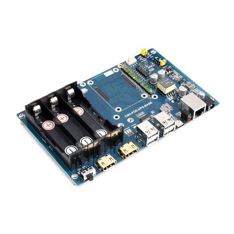 Waveshare Poe Ups Mini Computer Kit For Raspberry Pi Compute Module 4 8795