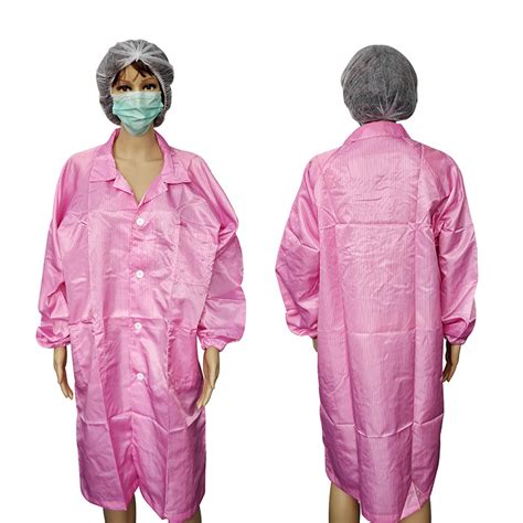 Cleanroom Work Esd Anti Static Safety Smock Clothes Antistatic