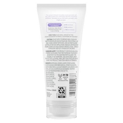 Dove Whole Body Deo Aluminum Free Invisible Cream Deodorant Coconut