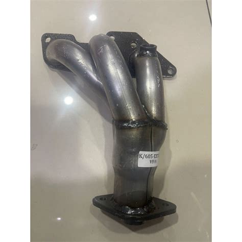 Peroduo Viva Exhaust Pipe Putih Extractor Header Exhaust 3X1 Shopee