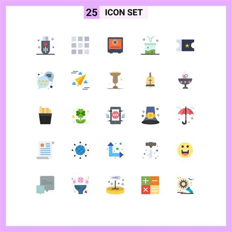 Flat Color Pack Of 25 Universal Symbols Of Funnel Data Analytics Bank