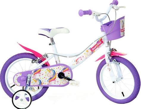 Dívčí jízdní kolo Bottari Bimbobike JEDNOROŽEC 77324 růžovo-fialovo ...