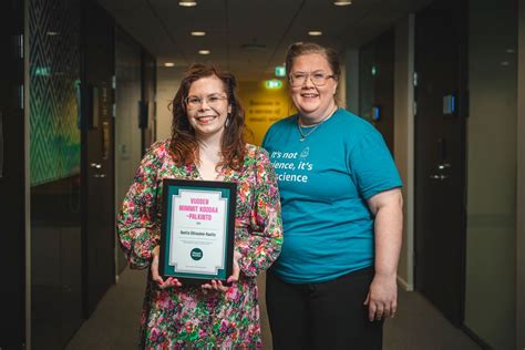 Mimmit Koodaa Palkinto 2024 Reetta Siltasalmi Kautolle Software Finland Ry