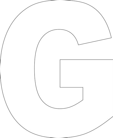 Cursive Stencil Letters G