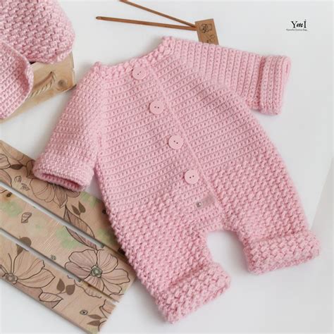 Комбинезон крючком Maglieria Per Bambini Uncinetto Neonato Schemi