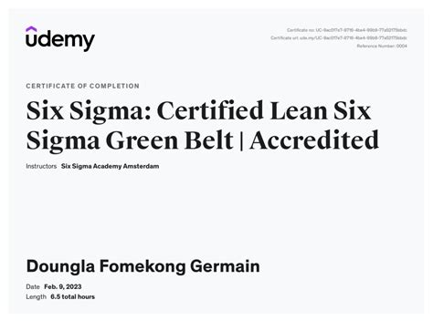 Leansixsigma Continuousimprovement Dmaic Germain Doungla F