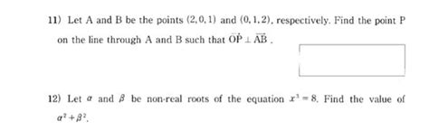 Solved Let A And B Be The Points And Chegg Com